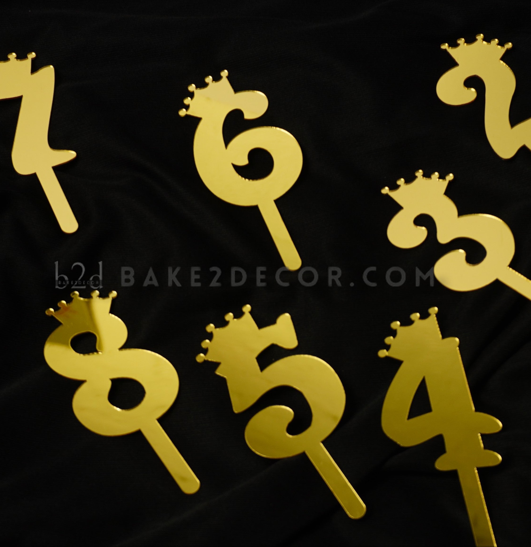 Number Topper – Bake2Decor