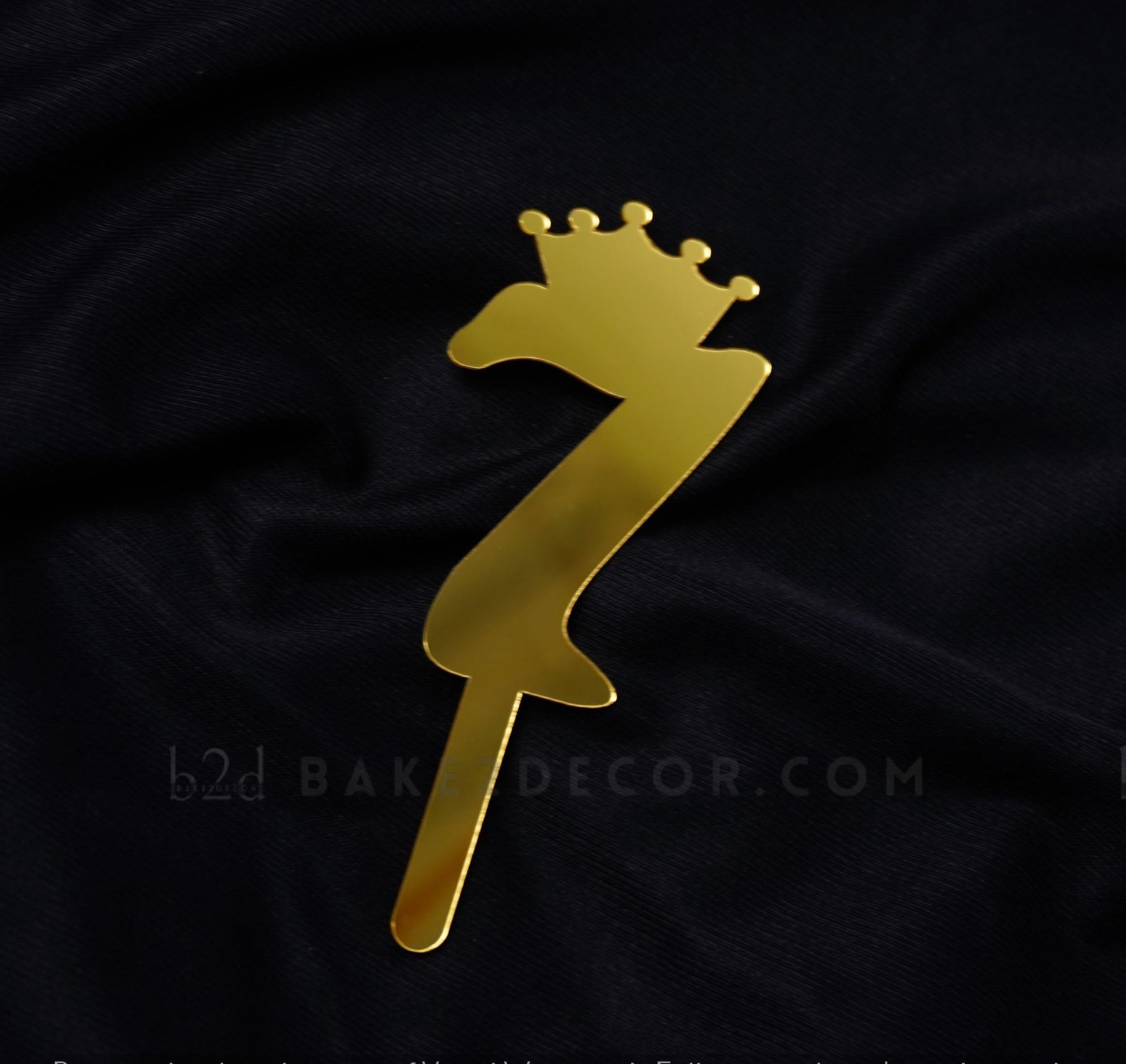 Number 7 Topper – Bake2Decor