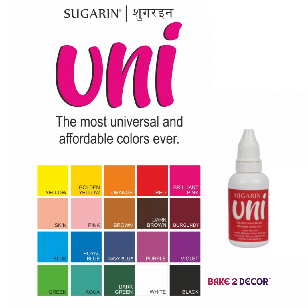 Sugarin UNI Color 30ml – Bake2Decor